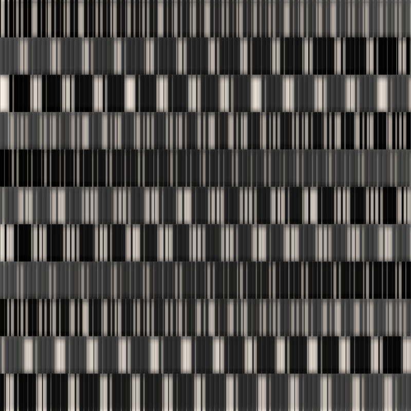 fxhash — Generative Barcode Helmholtz Illusion