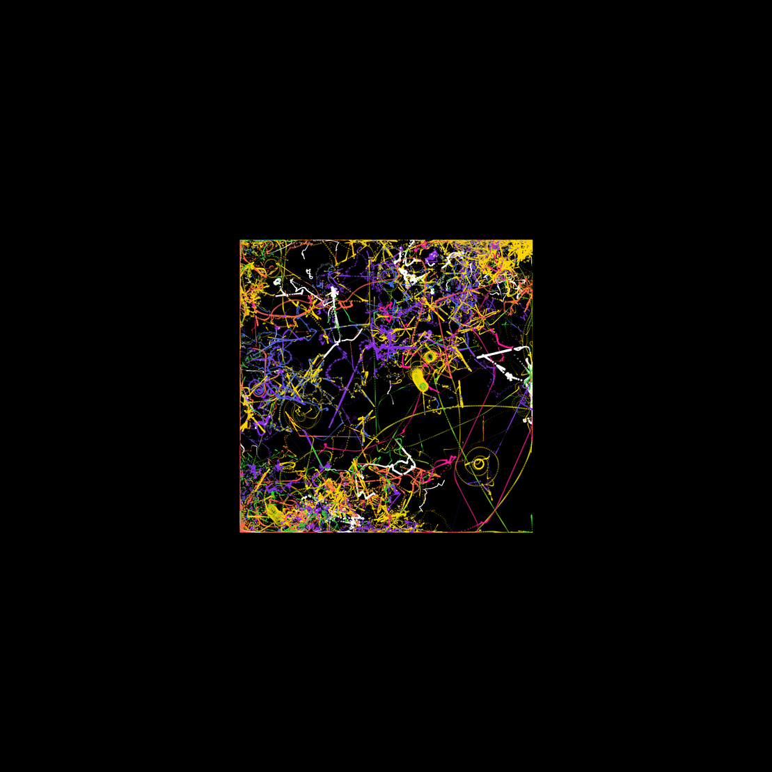 Cartografia Infinita das partículas #7 — Marcelo — fxhash