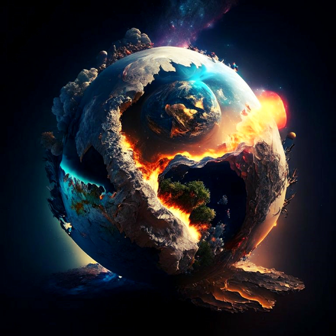 Disrupted planet — fxhash