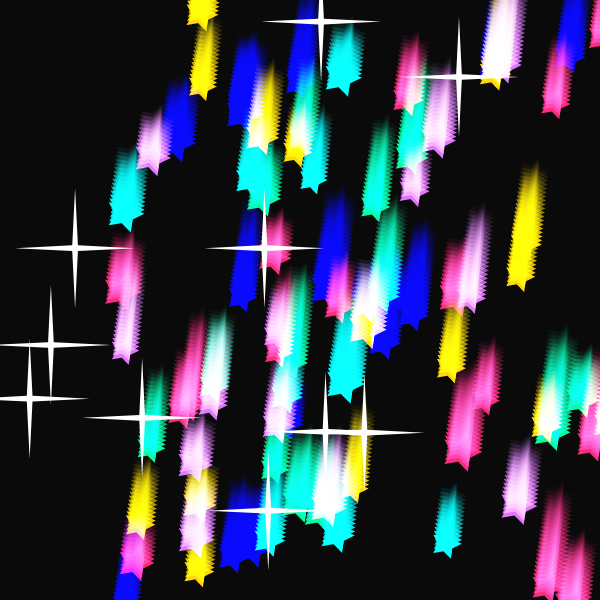 Shooting stars — fxhash